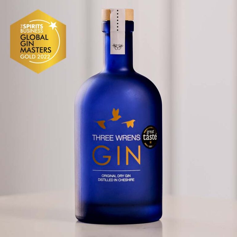 Artisan Gin Three Wrens Bison Grass Gin 70cl | Double Gold Award ...